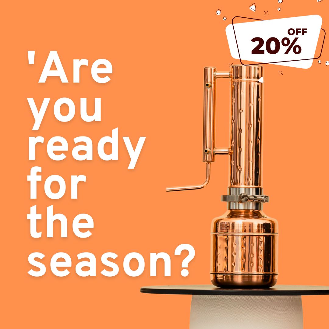 Copper Pro Distillation Equipment for Essential Oils Extraction